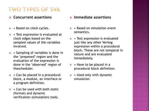 Ppt Maximizing Verification Efficiency With Systemverilog Assertion