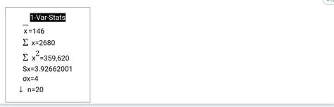 Solved Var Stats Chegg Com