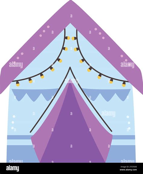 Girl Tent Colored Vector Isolated Stock Vector Image And Art Alamy
