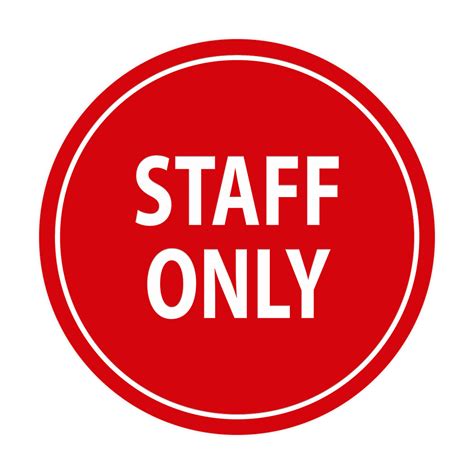 Staff Only