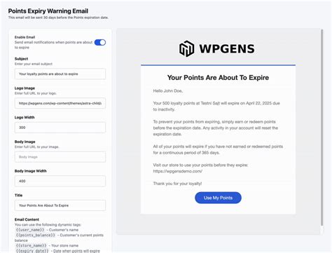 Setting Up Email Notifications Points And Rewards For Woocommerce