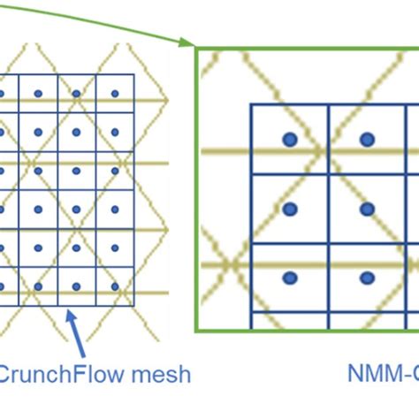 Nmm And Crunchflow Meshes And Mesh Mapping Download Scientific Diagram