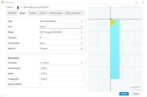 Solved Tool Library Lathe Threading Tool Questions Autodesk Community