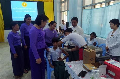 သရက်မြို့၌ သားအိမ်ခေါင်းကင်ဆာ ကာကွယ်ဆေး Hpv ထိုးနှံ Information And Public Relations Department