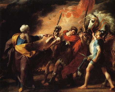 Saul Reproved By Samuel For Not Obeying The Commandments Of The Lord
