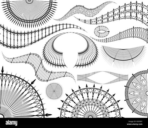 Set Of Editable Vector Abstract Design Elements Stock Vector Image