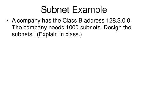 Ppt Tcom 509 Internet Protocols Tcpip Lecture 06b Subnettingsupernetting Cidr Ipv6