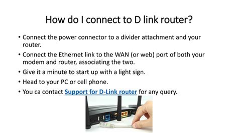 Ppt Setup Configuration And Connection Guide For D Link Router Powerpoint Presentation Id