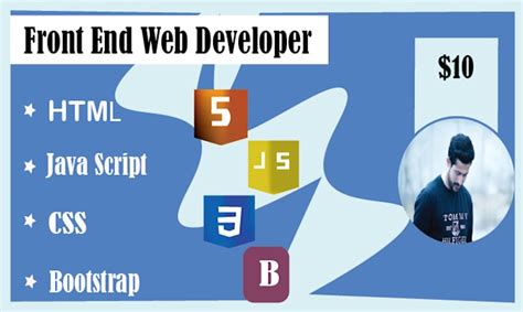 Design Front End Web Development Using Jshtmlcssbootstrap By