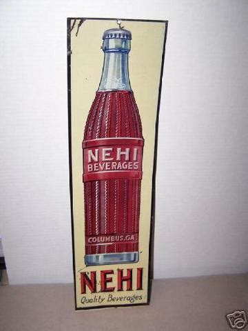 1940s Original Tin Nehi Soda Advertising Sign 6 23723934