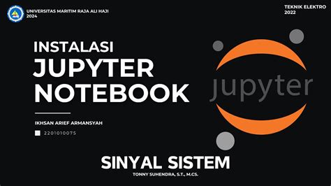 Tutorial Instalasi Jupyter Notebook Sinyal Sistem Youtube