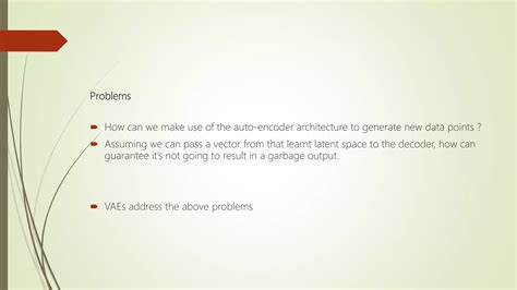 Variational Auto Encoder And The Math Behind Ppt