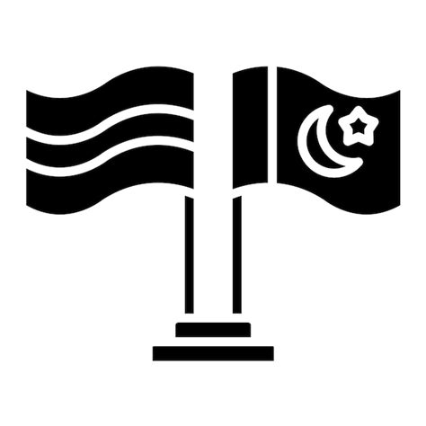 Premium Vector Flags Vector Illustration Style