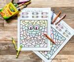 Fun And Educational Rainforest Color By Number Activity