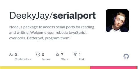 Github Deekyjay Serialport Node Js Package To Access Serial Ports For Reading And Writing