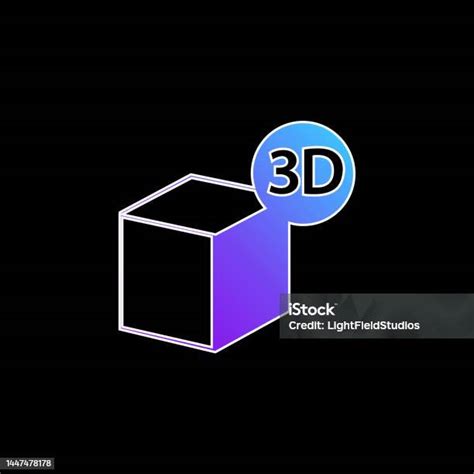 3d 프린터 큐브 기호 블루 그라데이션 벡터 아이콘 0명에 대한 스톡 벡터 아트 및 기타 이미지 0명 3차원 인쇄 3차원