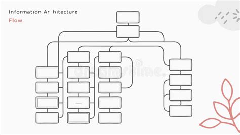 Flowchart Illustration Information Structure And Process Design Vector Design Generative Ai