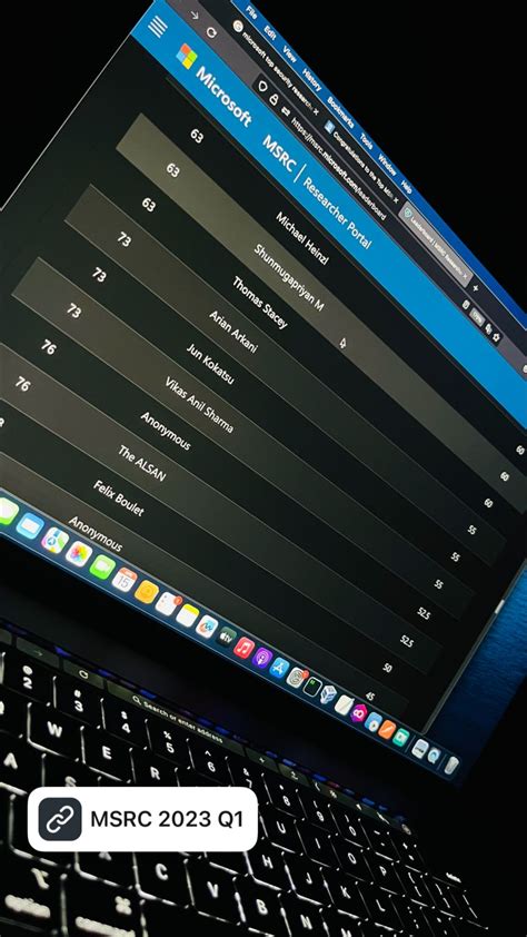 Shunmugapriyan M On Linkedin Microsoftsecurity Security Researchleaderboard Microsoft…