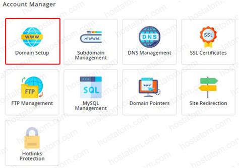 วธเปลยนชอ Domain หลกใน DirectAdmin Control Panel HostAtom Knowledge Base