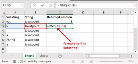 Excel Find Function Easy Excel Tips Excel Tutorial Free Excel Help Excel If Easy