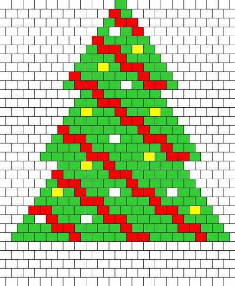 Christmas Tree Peyote 2 Bead Pattern Peyote Bead Patterns Holidays Bead Patterns
