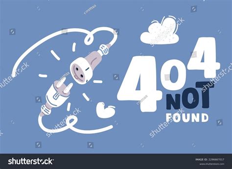 Cartoon Vector Illustration Connect Disconnect Internet Stock Vector
