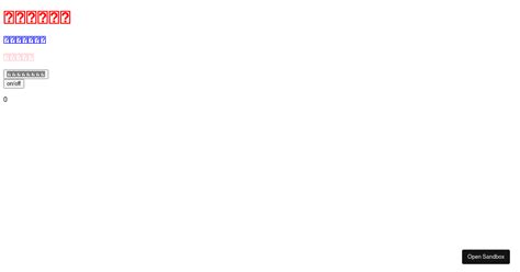 React Demo Codesandbox