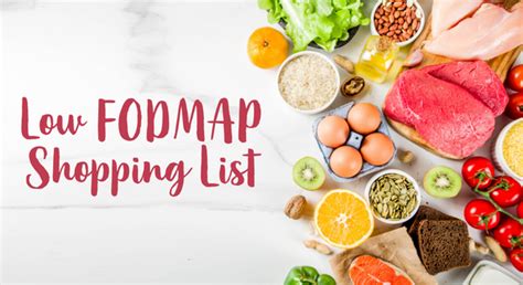 The Ultimate Low Fodmap Shopping List Printable