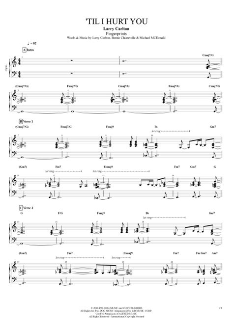 Til I Hurt You Tab By Larry Carlton Guitar Pro Full Score Mysongbook