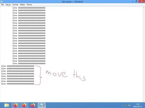 How To Set Correct Lines Notepad Community