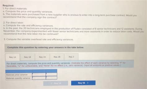 solved problem 10 14 algo basic variance analysis lo10 1