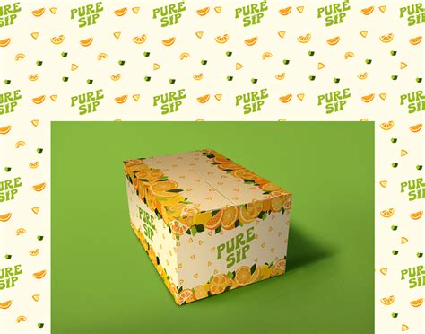 Pure Sip Juice Brand Behance