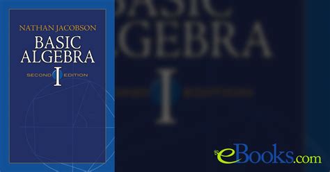 Basic Algebra I 2nd Ed By Nathan Jacobson Ebook