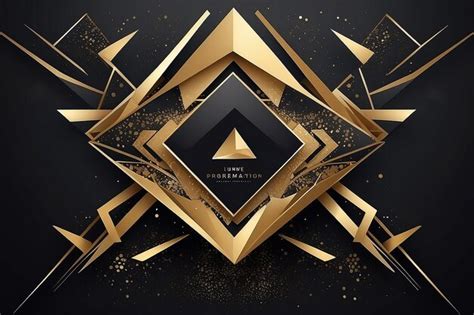 Triangle Geometry Abstract Vector Illustration For Header Invitation