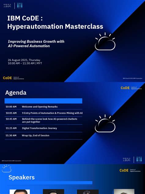 Ibm Code Hyperautomation Masterclass Pdf