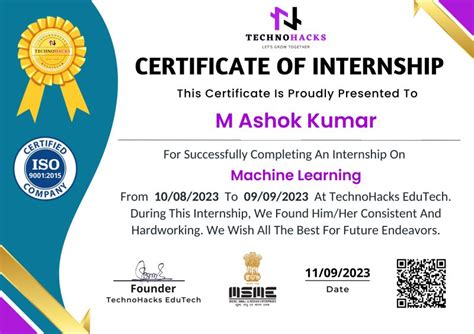 Ashok Kumar On Linkedin Machinelearning Python Internshipcomplete