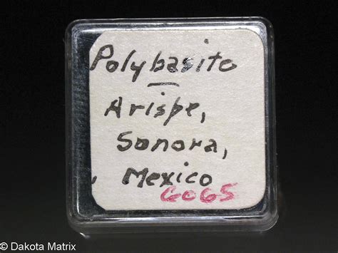 Polybasite Mineral Specimen For Sale