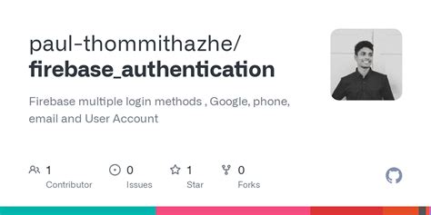 Github Paul Thommithazhefirebaseauthentication Firebase Multiple