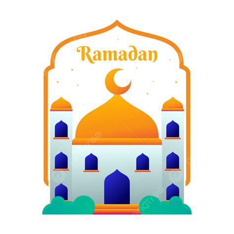 Mezquita Moderno Vector Plano Png Mezquita Ramadán Islamic Png Y