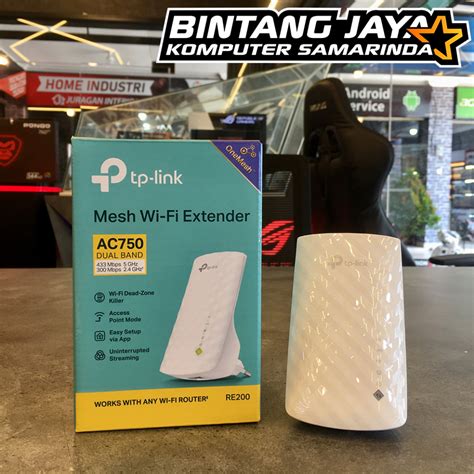 Jual Tp Link Re200 Ac750 5 Ghz Dual Band Mesh Wi Fi Range Extender Shopee Indonesia
