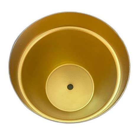Round Golden Brass Planter For Garden At Rs 550piece In Moradabad Id 2849630981573