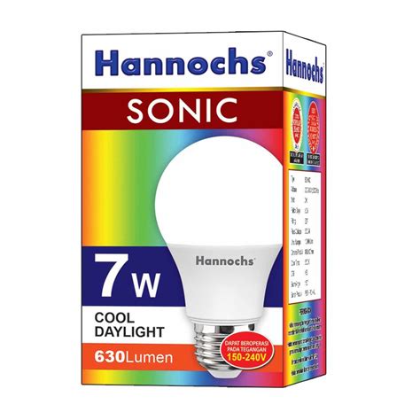 Jual Lampu Led Hannochs Sonic W Watt Shopee Indonesia