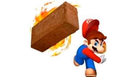 Mario Throwing A Brick Know Your Meme
