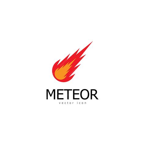 Premium Vector Meteor Logo Vector Template Design