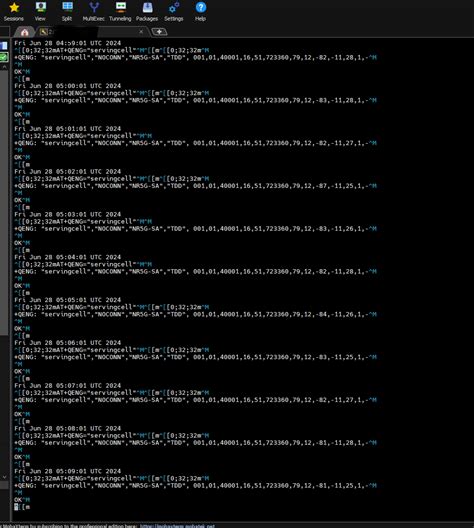 Of Atqengservicingcell 5g Module Quectel Forums