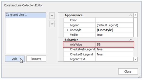Constant Lines WinForms Controls DevExpress Documentation