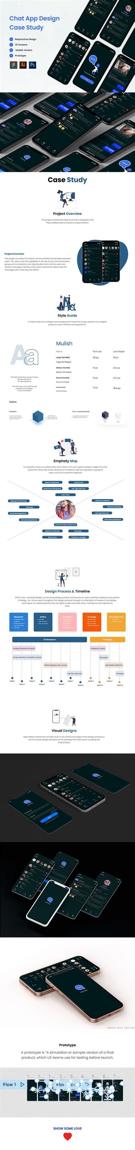 Chat App Case Study UX UI On Behance