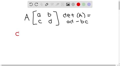 Solveda Determinant Is A Function That Associates A Number With Every Square Matrix Give The
