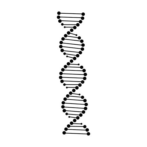 Premium Vector Dna Icon Isolated On White Background