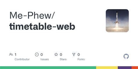 Github Me Phewtimetable Web